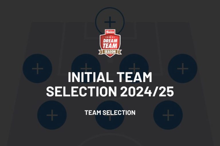 Team Selection 2024/2025 - last minute change
